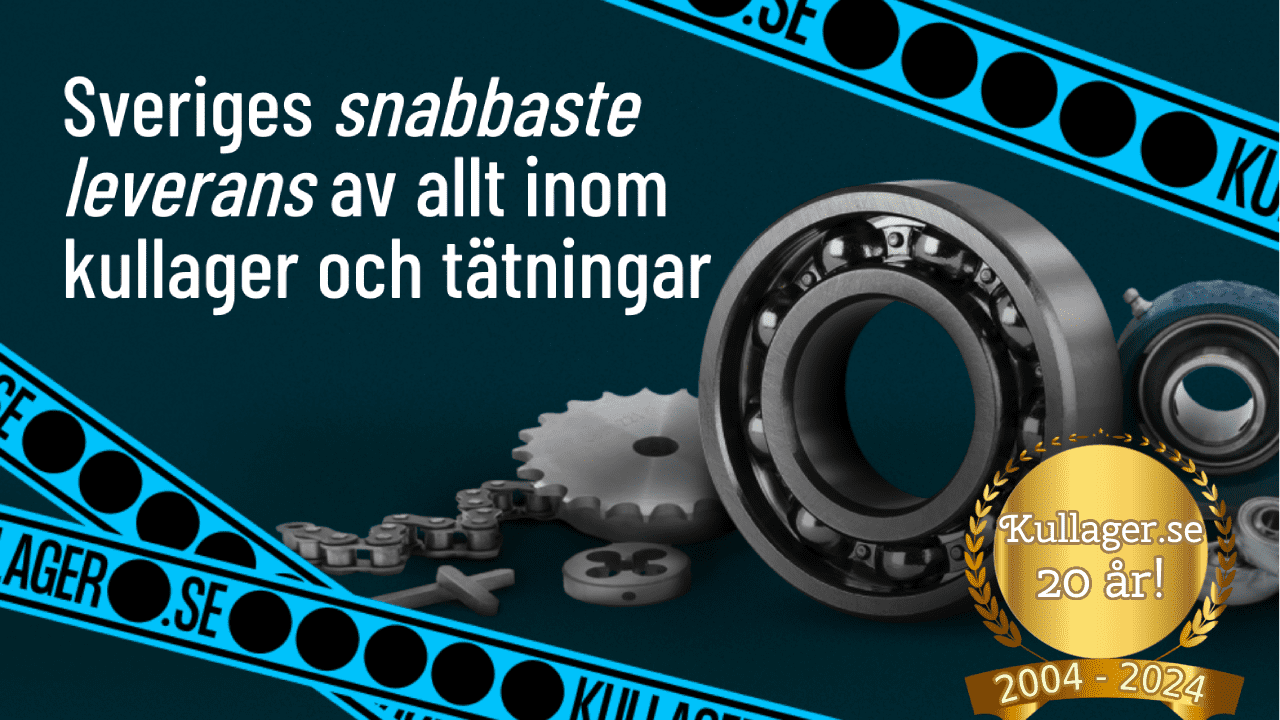 Kullager.se - Kullager - Tätningar - Kedja - Remmar